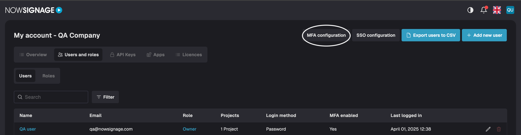How to enable multi-factor authentication (MFA)